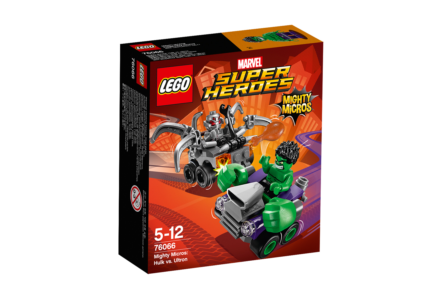 LEGO® Marvel Super Heroes Mighty Micros: Hulk vs. Ultron 76066 modelo ...
