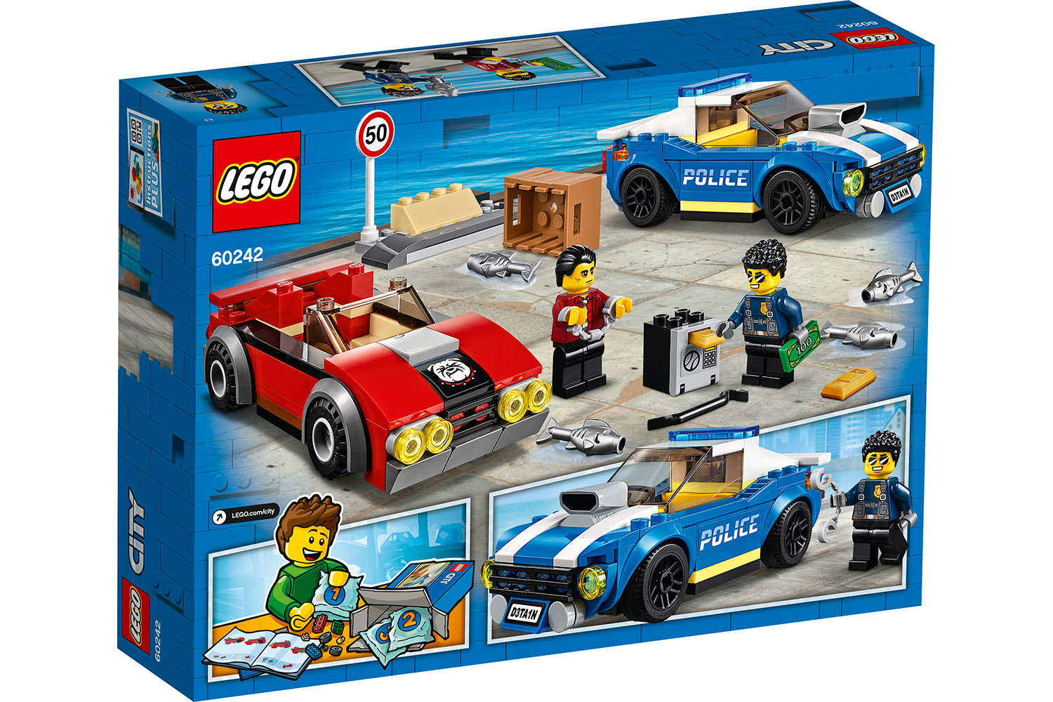 LEGO® City Festnahme auf der Autobahn 60242 Modellauto 60242 5702016617566