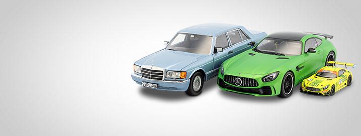 Model cars from Mercedes